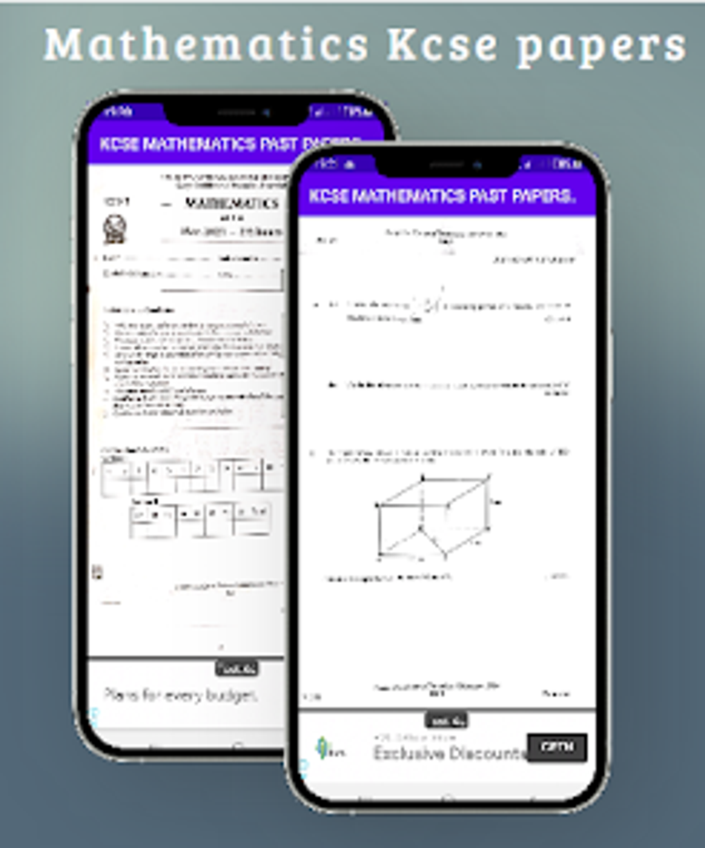 Kcse mathematics: past papers. per Android - Download