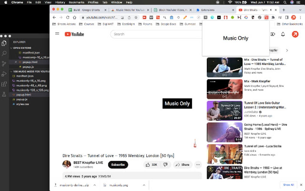 Music Only for YouTube for Google Chrome - Extension Download