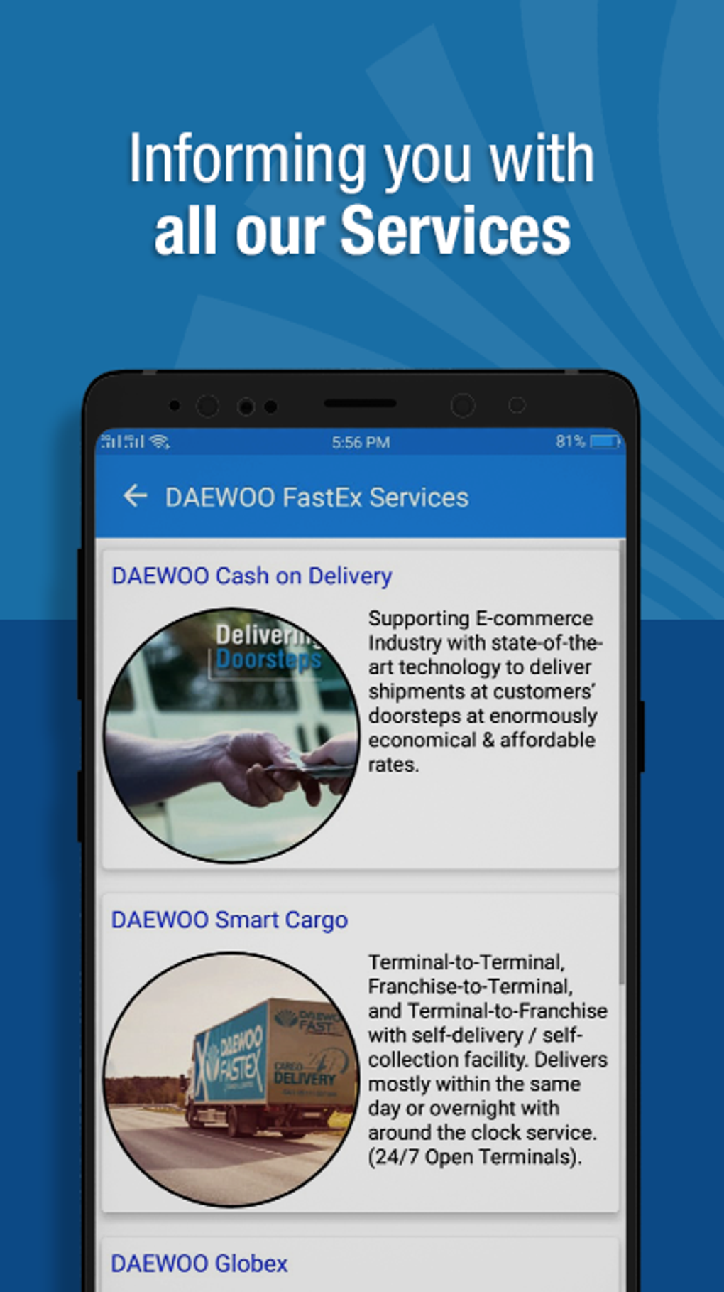 Daewoo FastEx for Android - Download