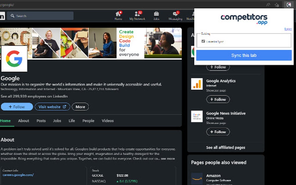competitors.app for Google Chrome - Extension Download