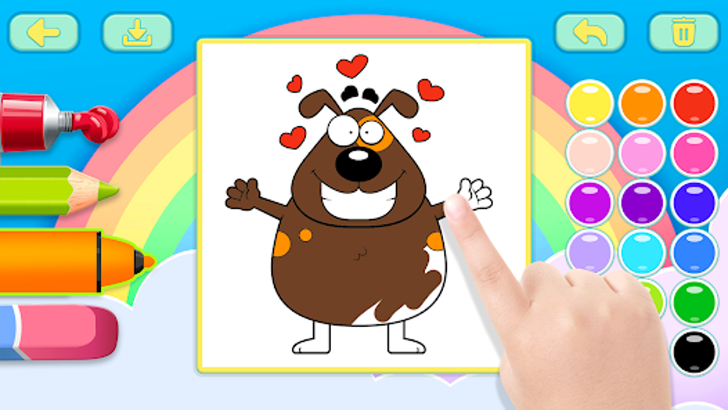 Android için Coloring book Kids Art game - İndir