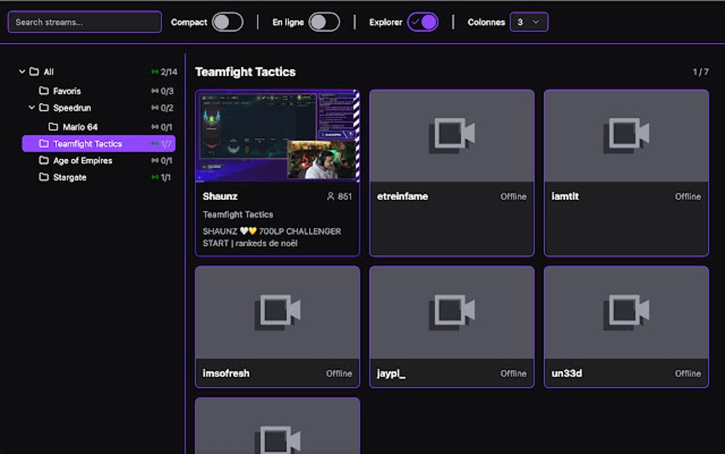 Twitch Streams Organizer Google Chrome 용 - 확장 프로그램 다운로드