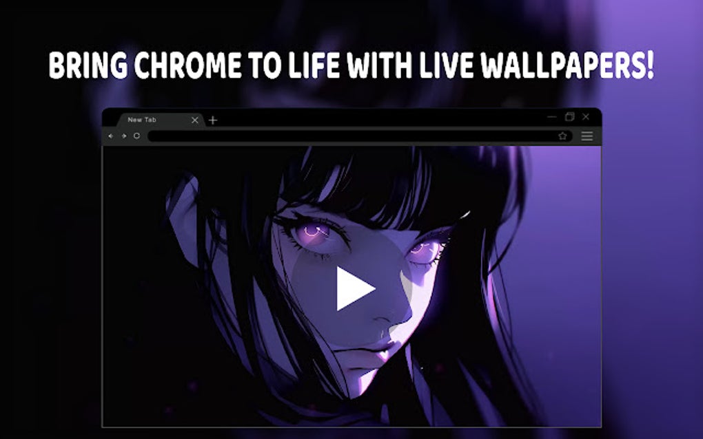 Violet Eyes in the Midnight Live Wallpaper สำหรับ Google Chrome - ส่วน ...