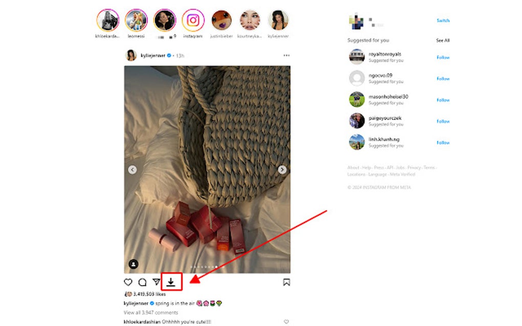 SaveInsta: IG Downloader for Google Chrome - Extension Download