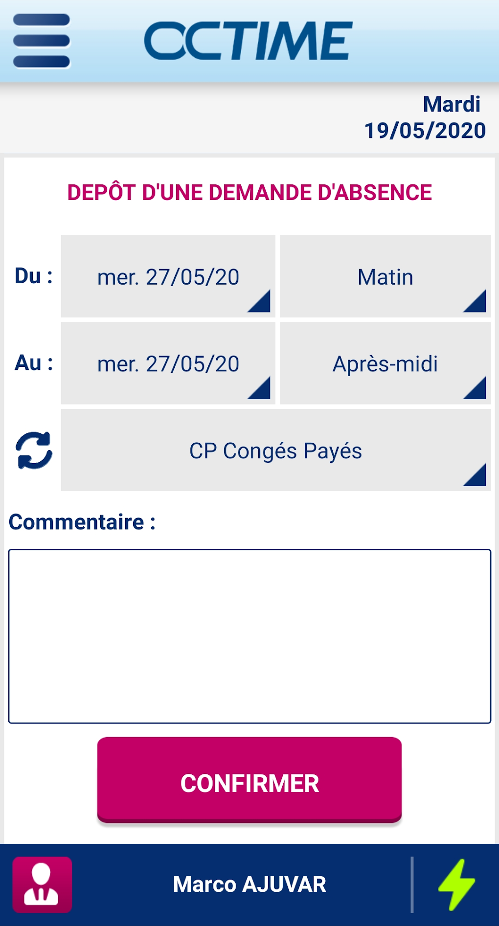 OCTIME Mobile pour Android - Télécharger