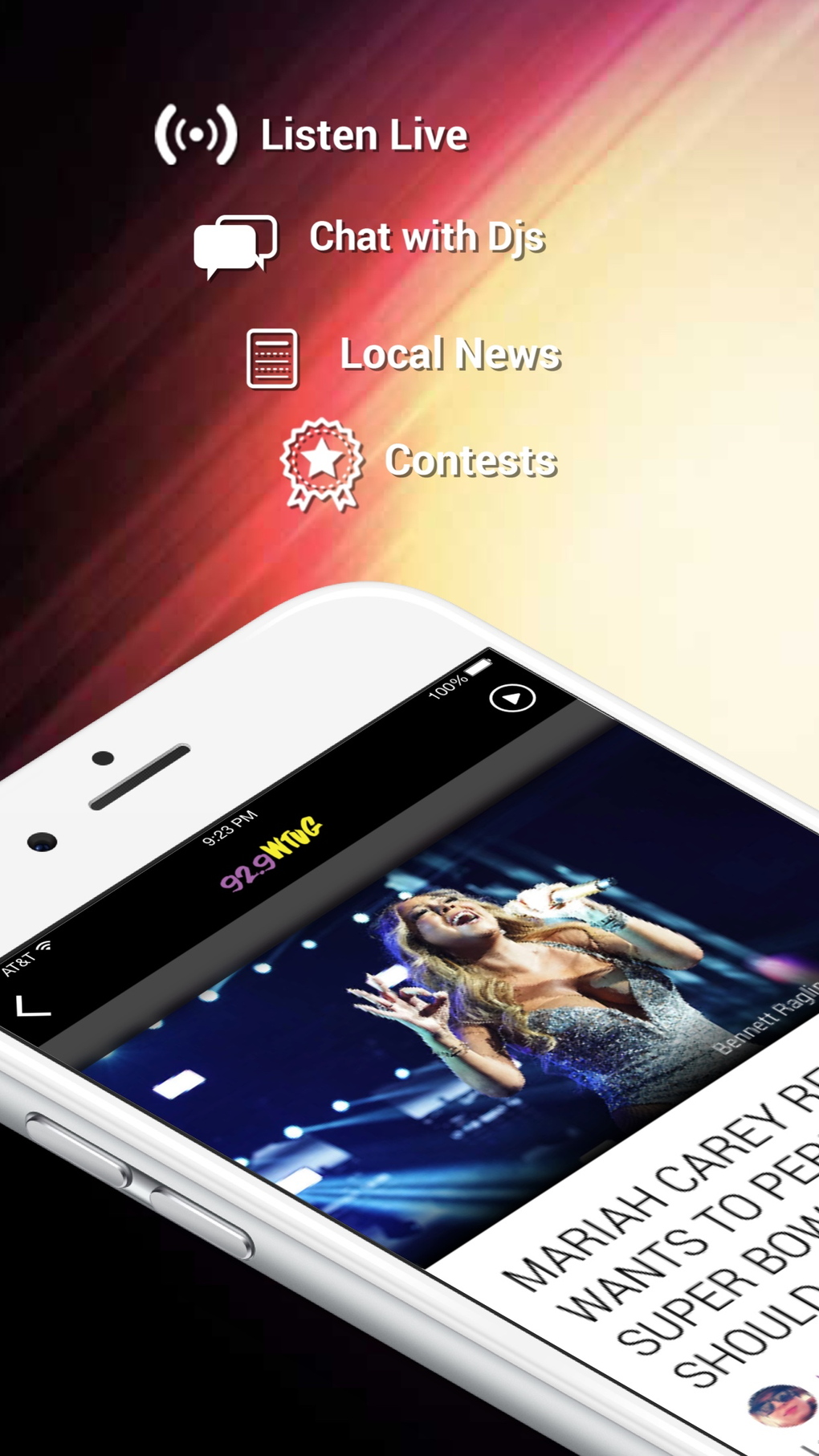 WTUG 92.9 FM para iPhone - Descargar