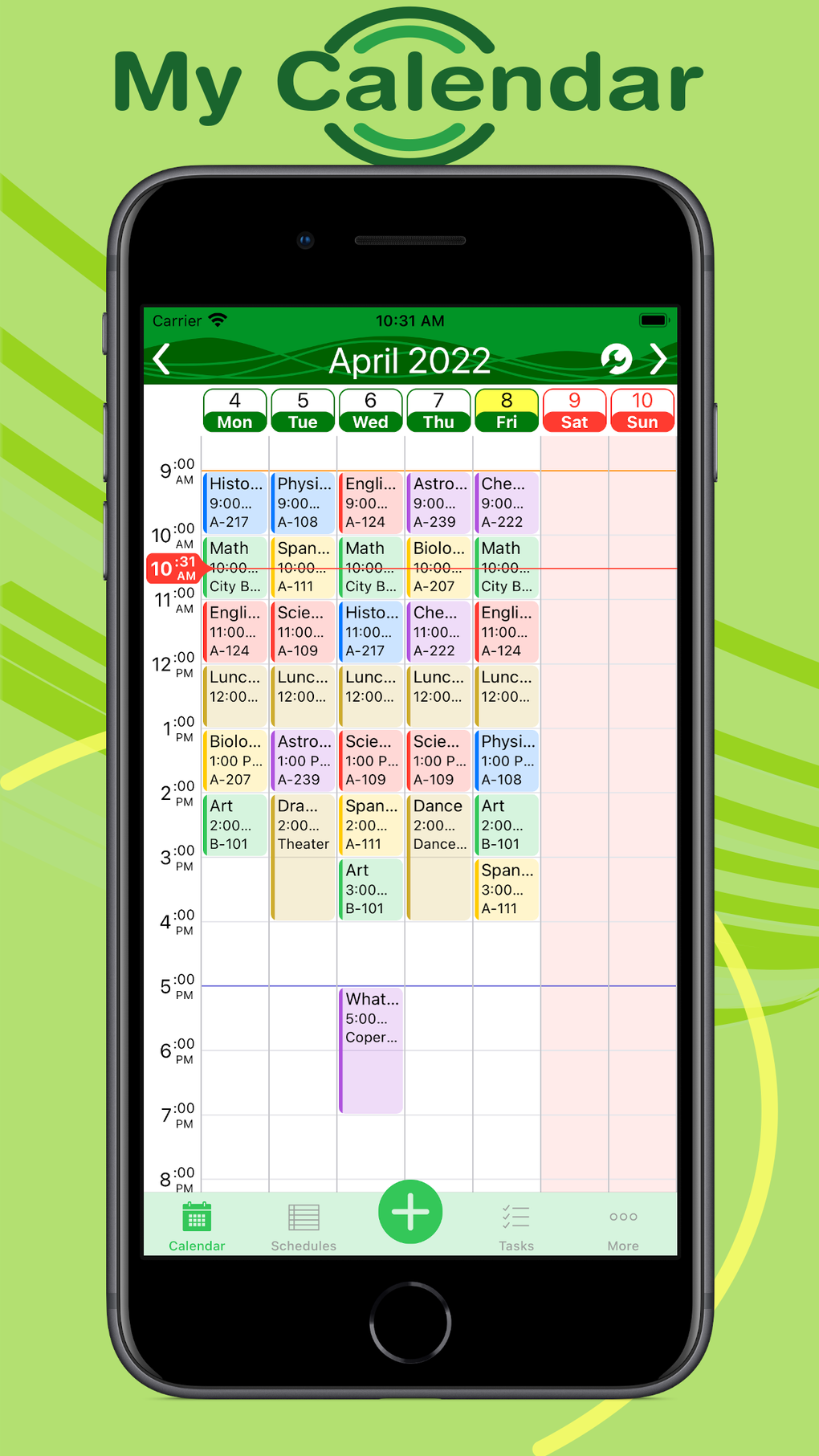 Class Homework Schedule for iPhone - Download