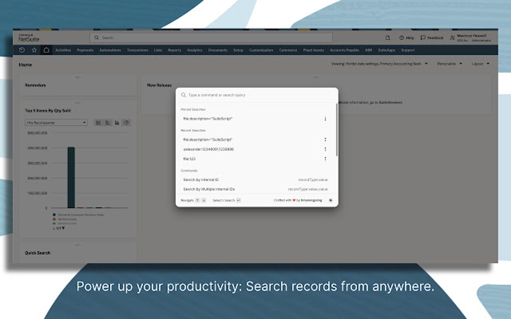 NetSuite QuickSearch Pro Google Chrome 용 - 확장 프로그램 다운로드