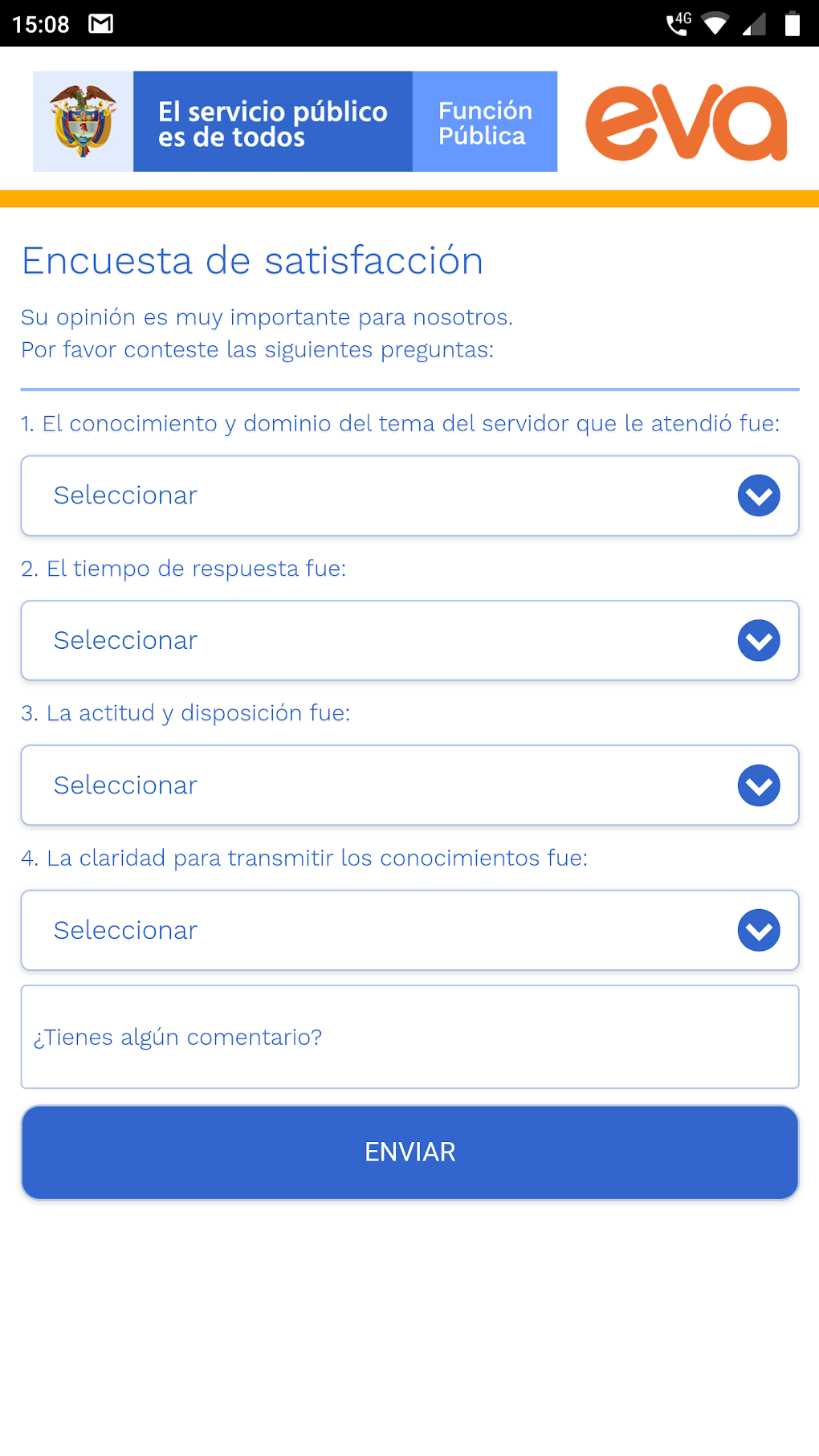 EVA Función Pública para Android - Descargar