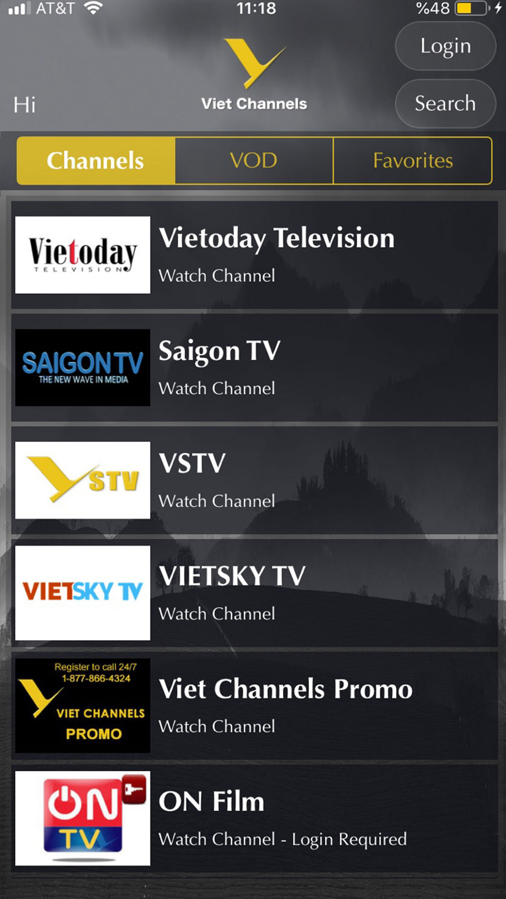 Viet Channels for iPhone - Download