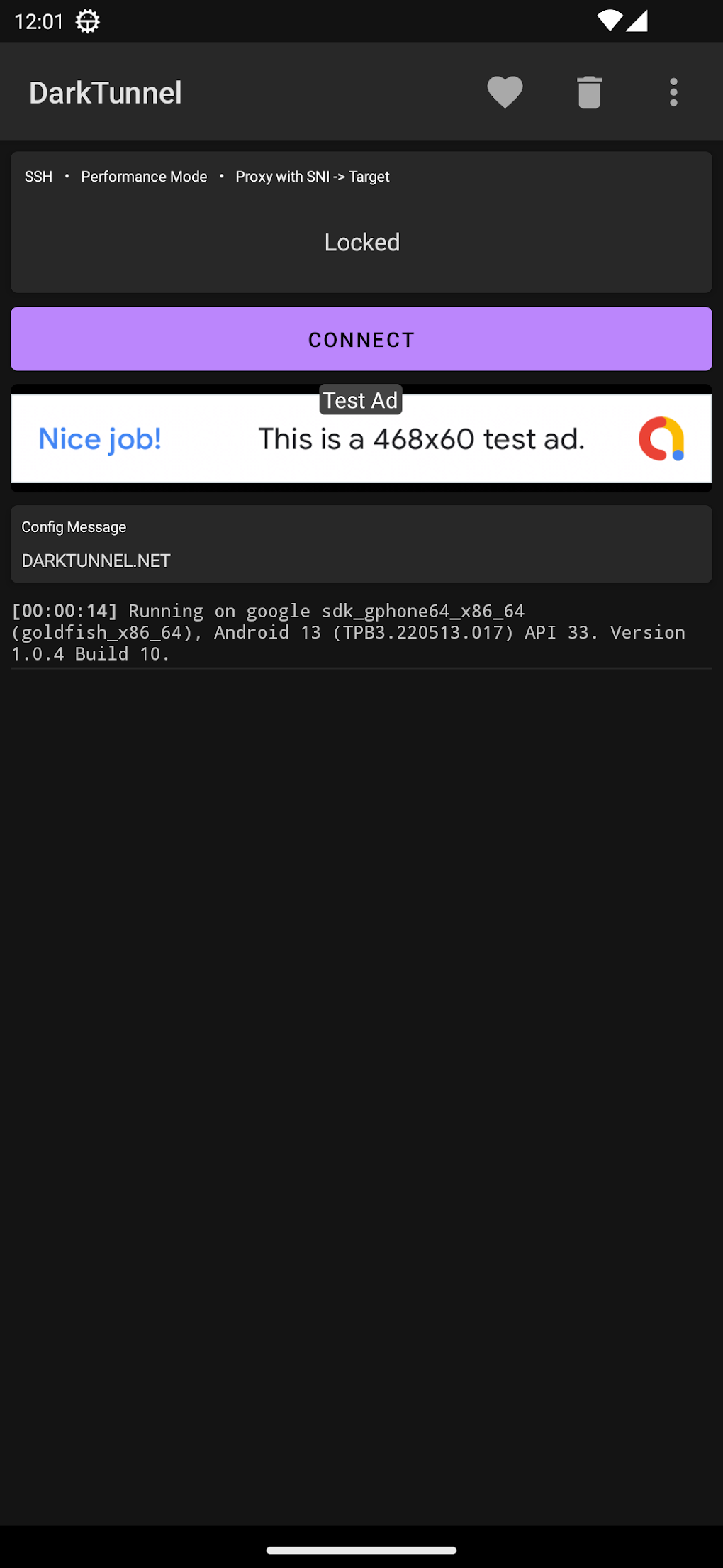 DarkTunnel - SSH DNSTT V2Ray APK for Android - Download