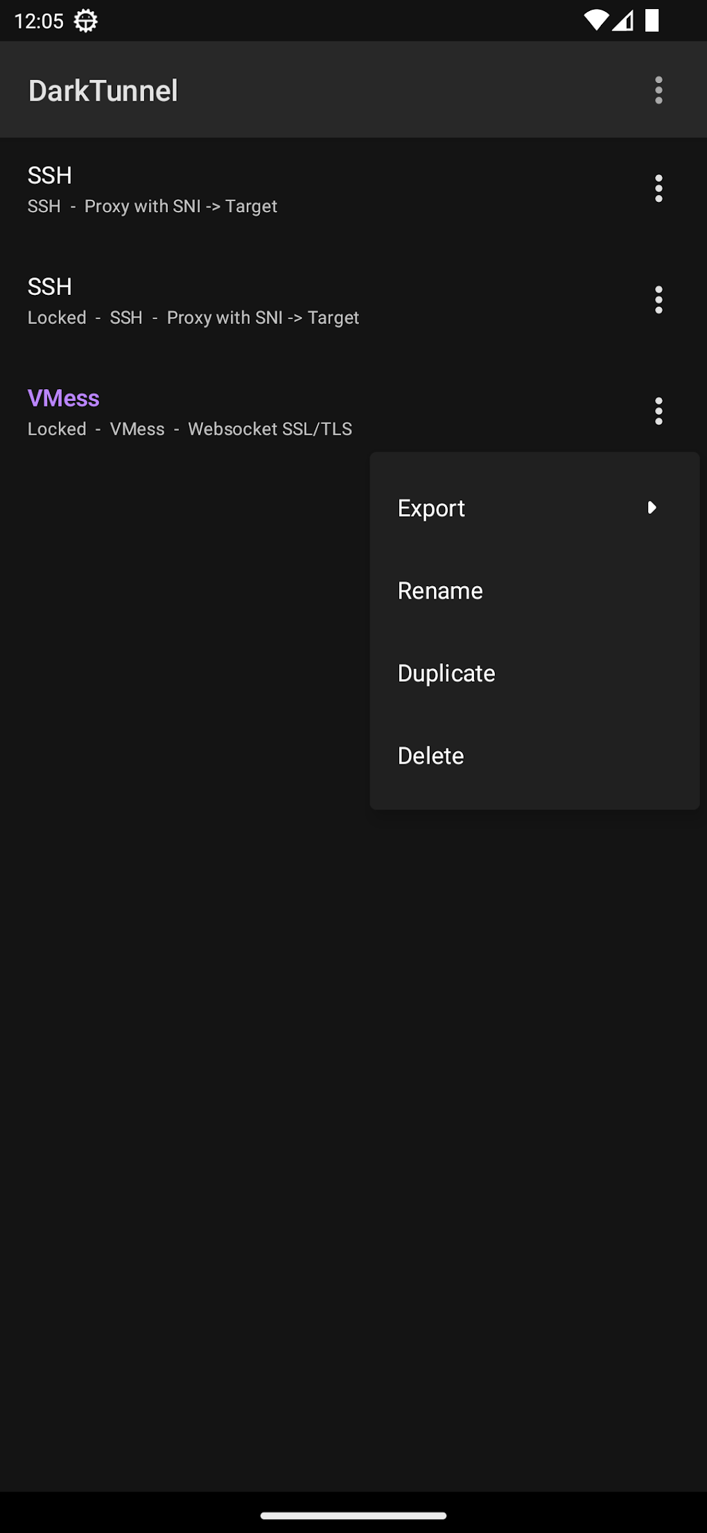 DarkTunnel - SSH DNSTT V2Ray APK for Android - Download