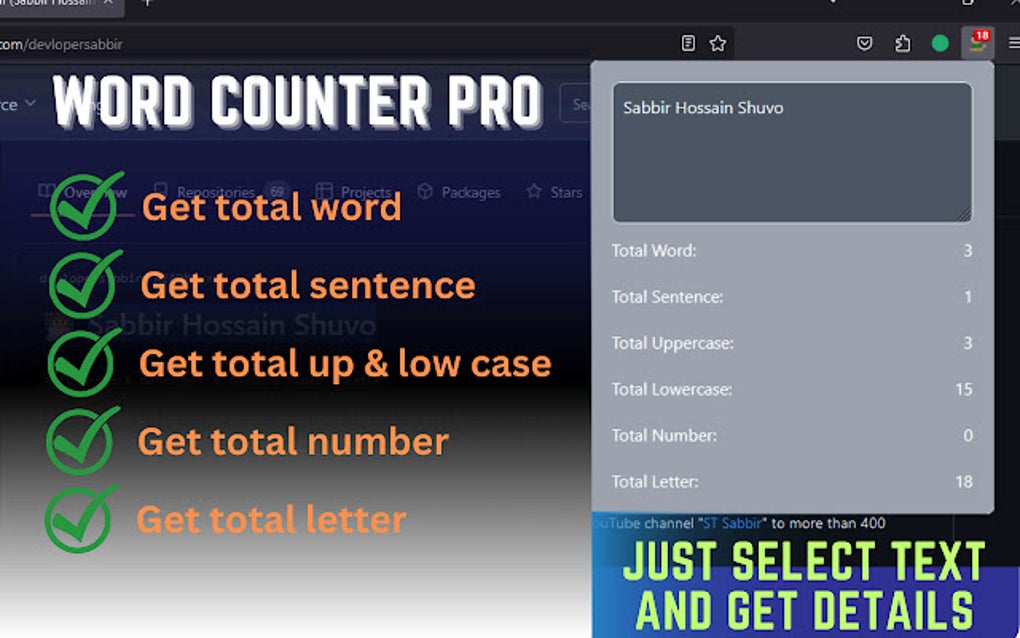 Word Counter Pro Google Chrome 용 - 확장 프로그램 다운로드