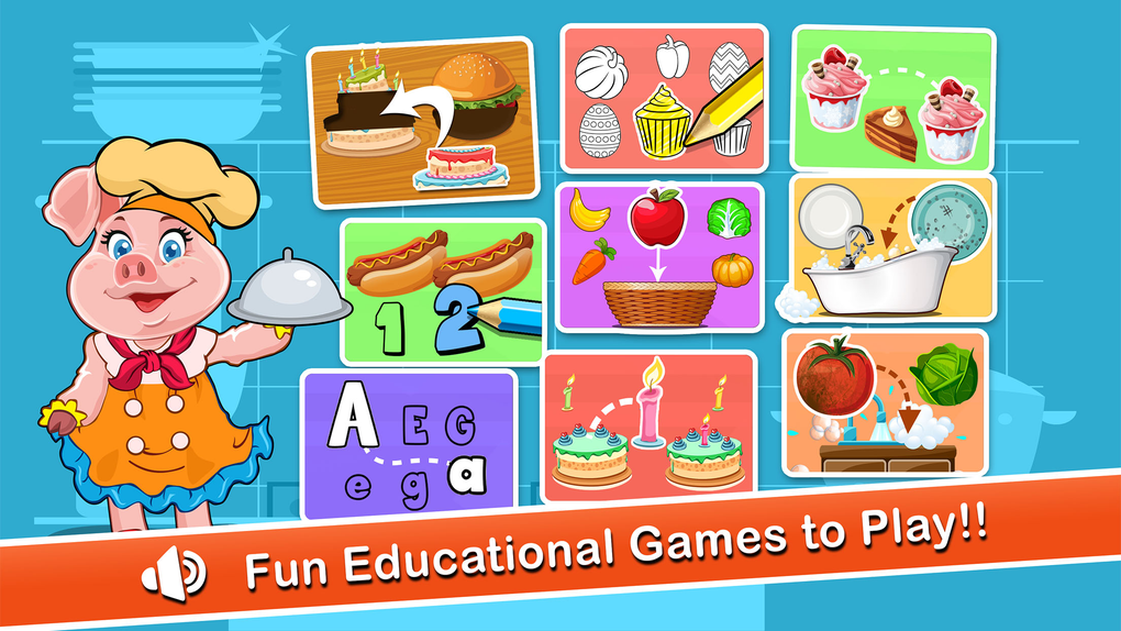 Preschool Zoo Educational Learning Puzzle Games for Kids for iPhone ...