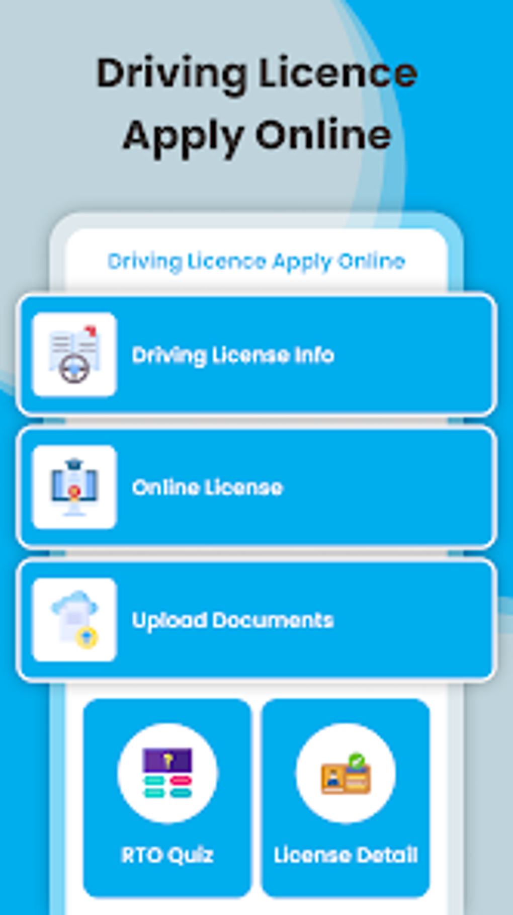 Online Driving Licence Apply สำหรับ Android - ดาวน์โหลด