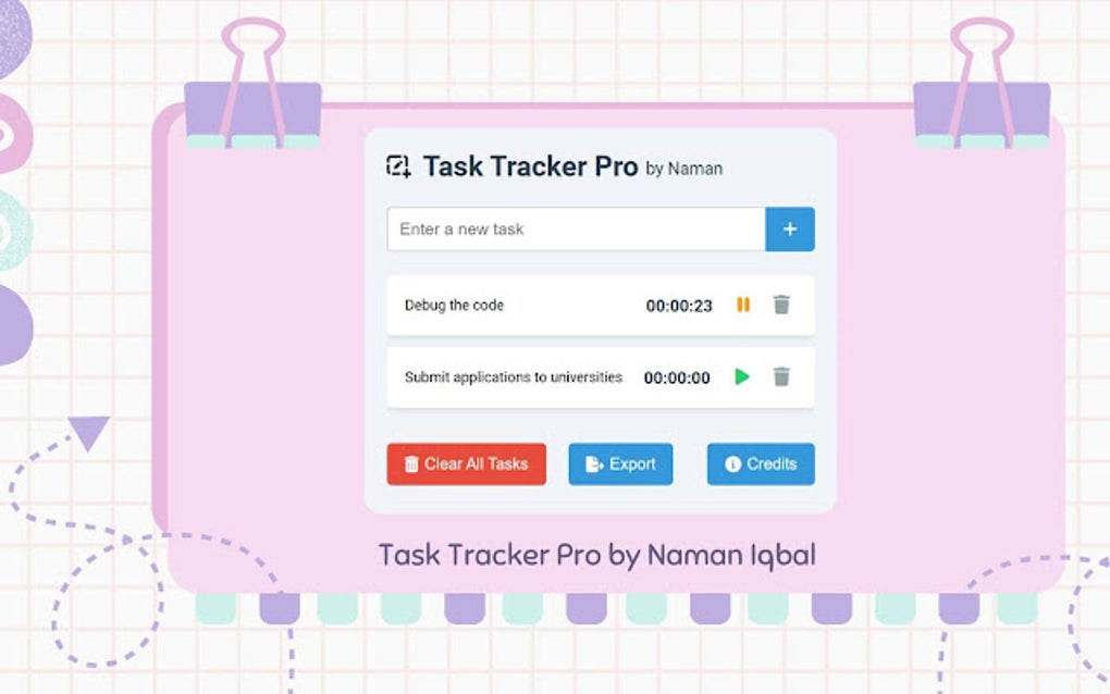Task Tracker Pro per Google Chrome - Estensione Download
