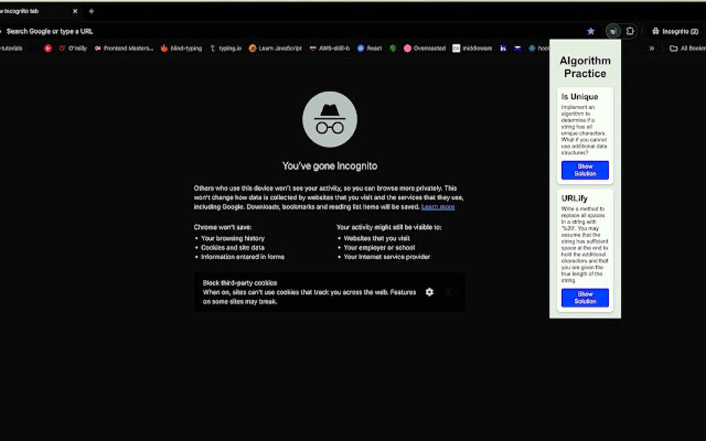Algorithm Practice Extension Google Chrome 용 - 확장 프로그램 다운로드 Algorithm Practice Extension Google Chrome 용 - 확장 프로그램 다운로드