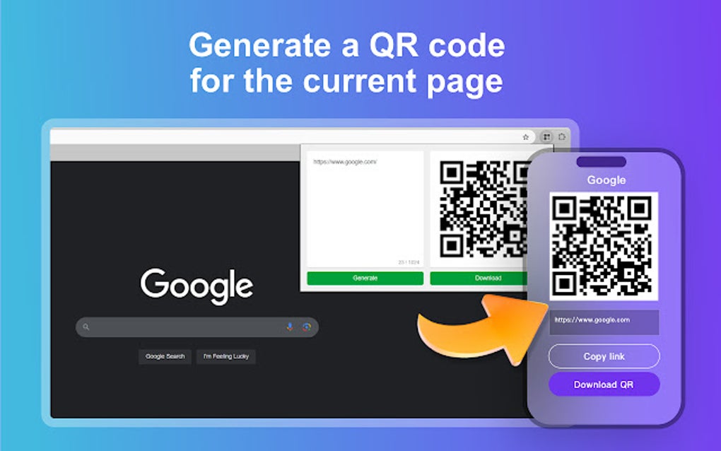 QR Code Generator para Google Chrome - Extensión Descargar