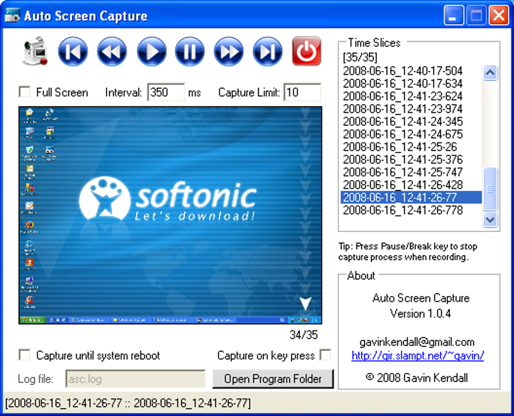 Auto Screen Capture - Descargar