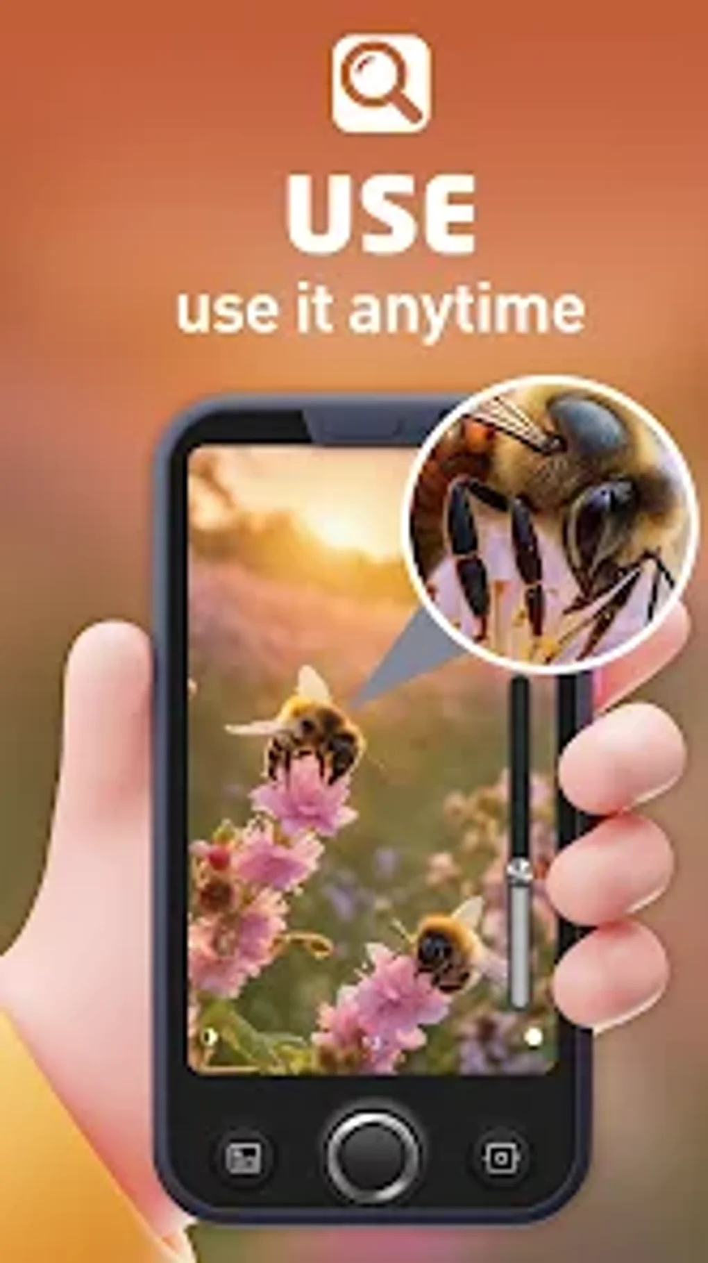 Simple Magnifying Glass cho Android - Tải về
