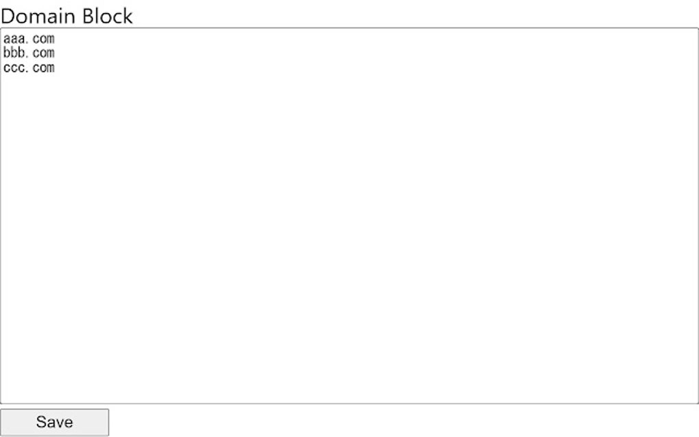 Domain Block Google Chrome 용 - 확장 프로그램 다운로드
