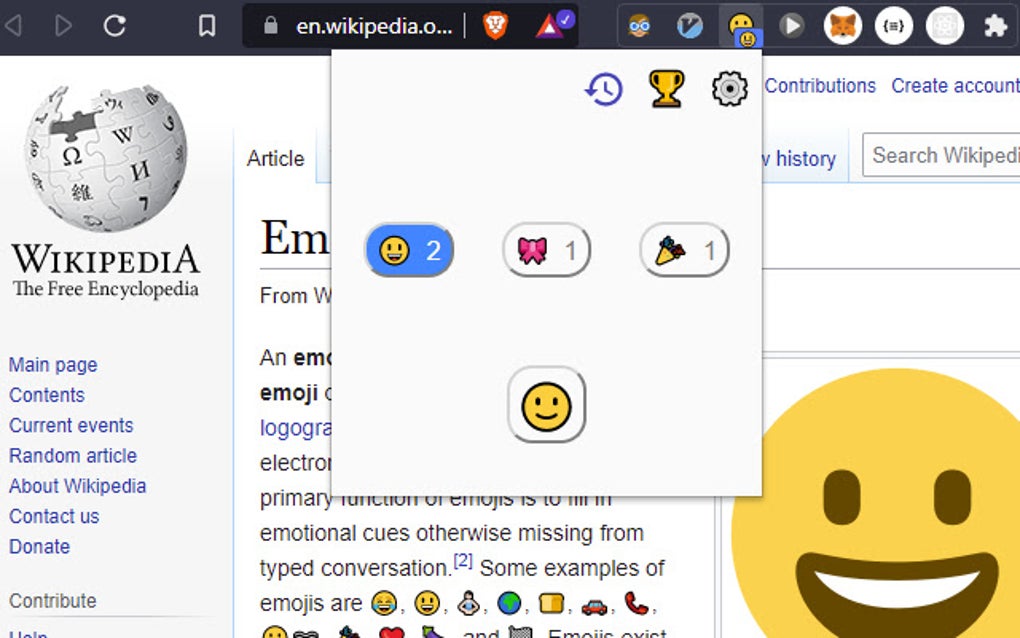 Emojit for Google Chrome - 拡張機能 無料・ダウンロード