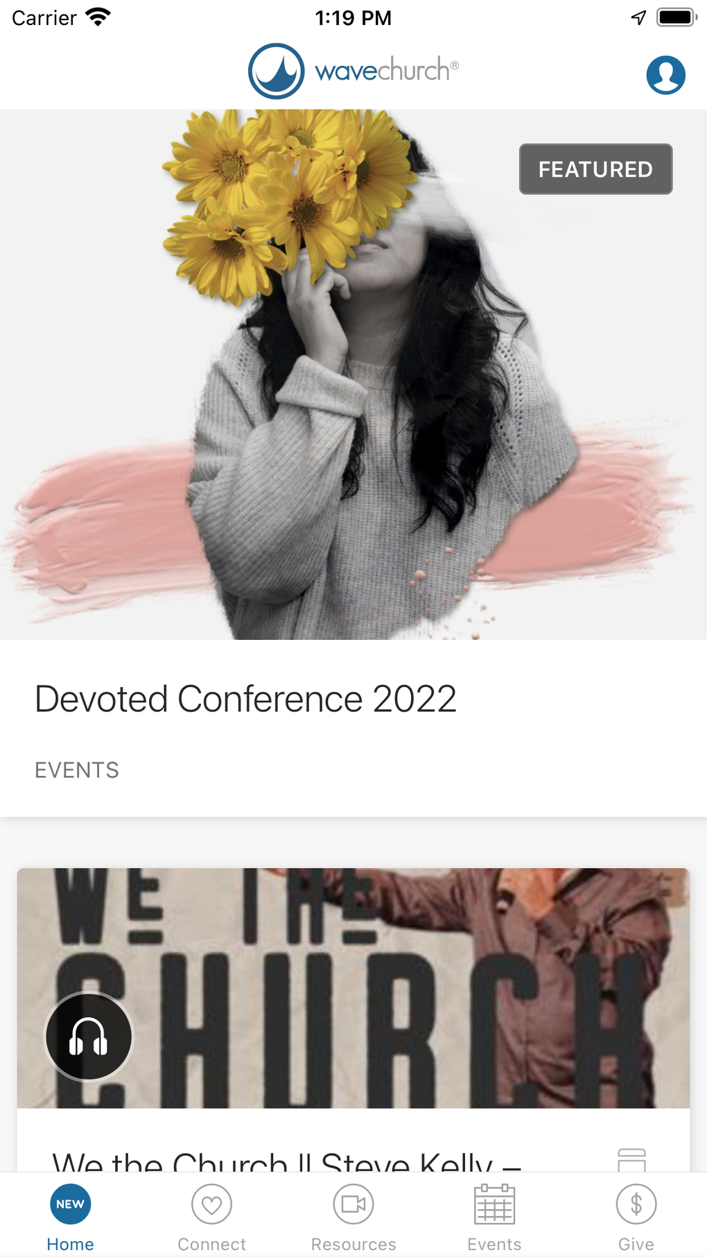 Wave Church App for iPhone - Download