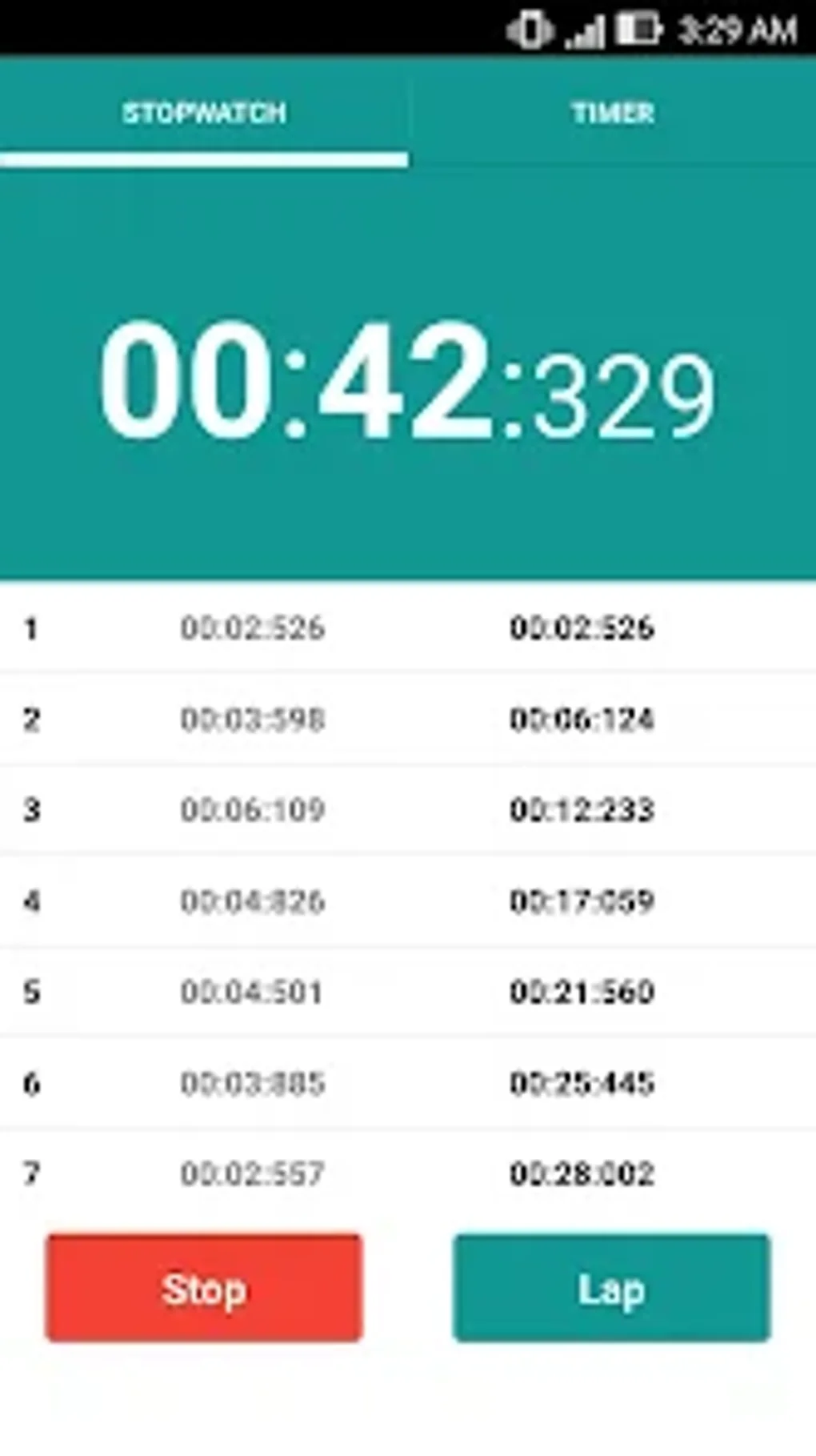 Stopwatch Timer para Android - Descargar