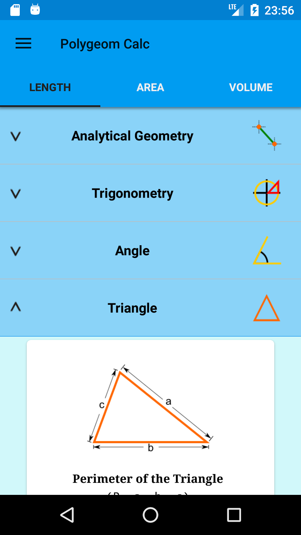 Geometry Formulas - Polygeom APK para Android - Descargar
