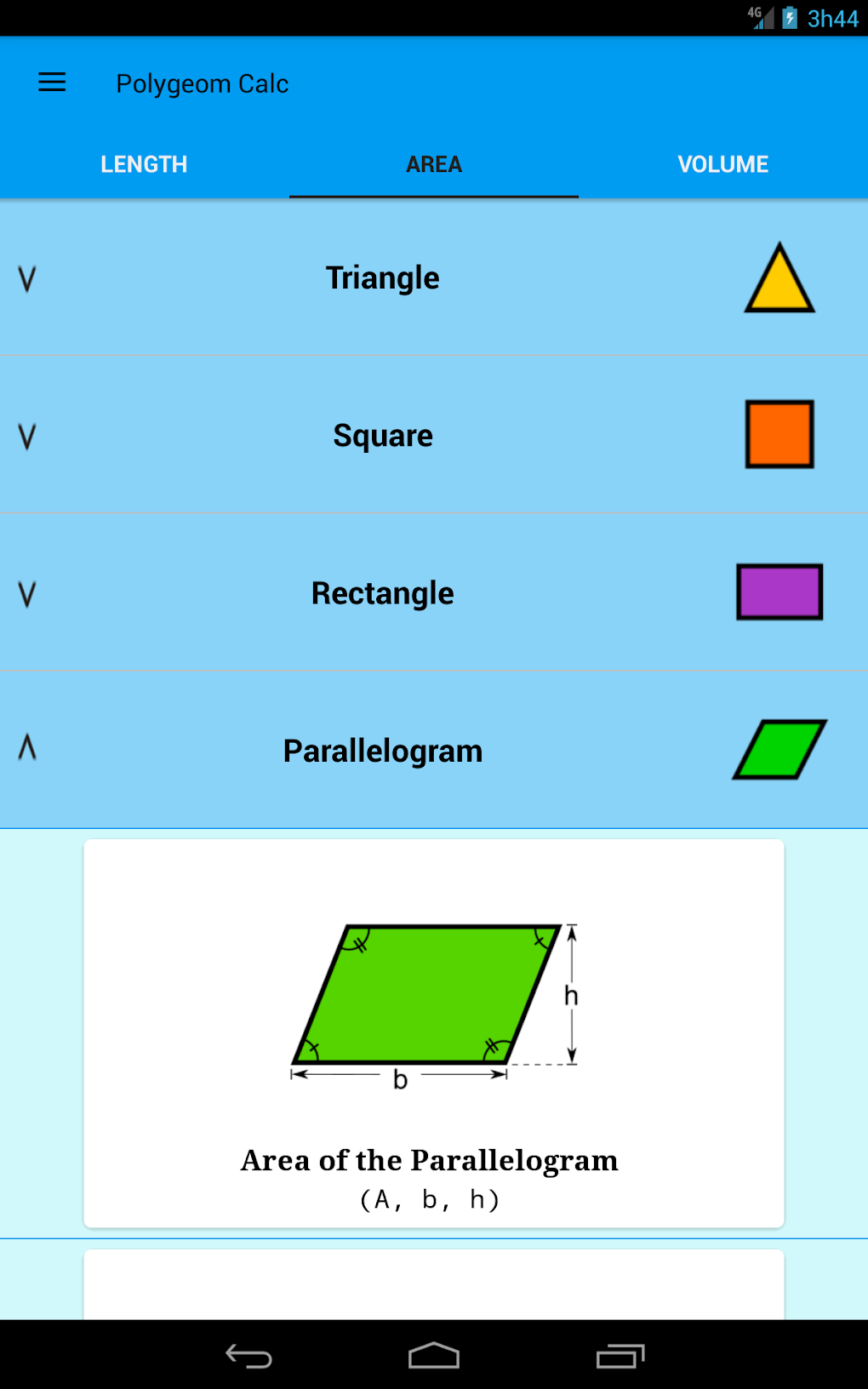 Geometry Formulas - Polygeom APK para Android - Descargar