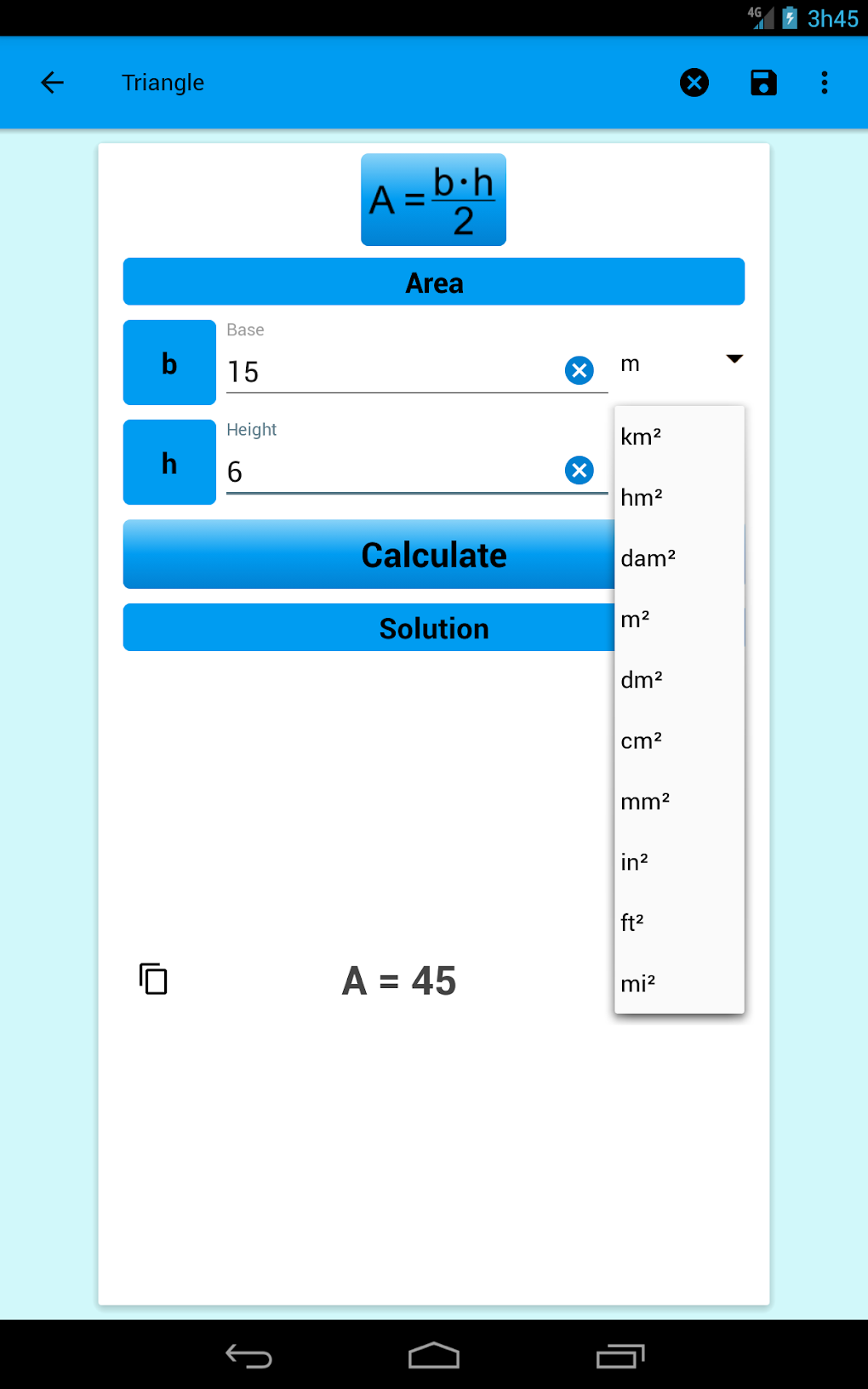 Geometry Formulas - Polygeom APK para Android - Descargar