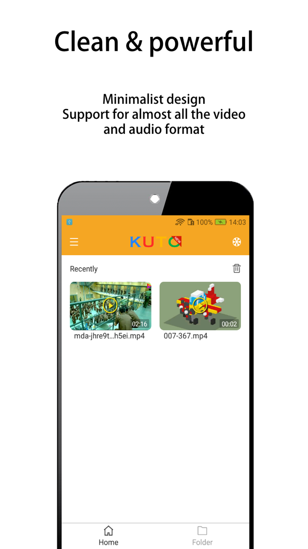 KUTO Player HD - A small full for Android - Download