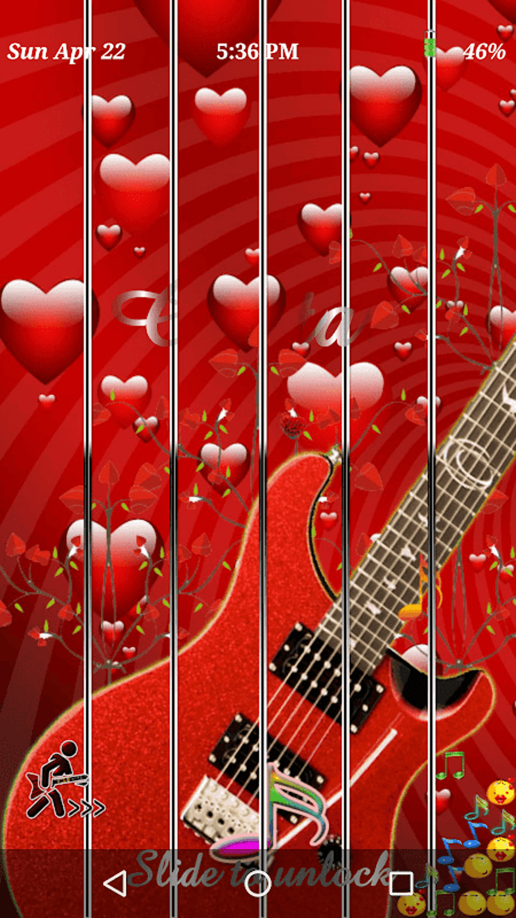 Android için Guitar Touch ( Play on Wallpaper ) APK - İndir