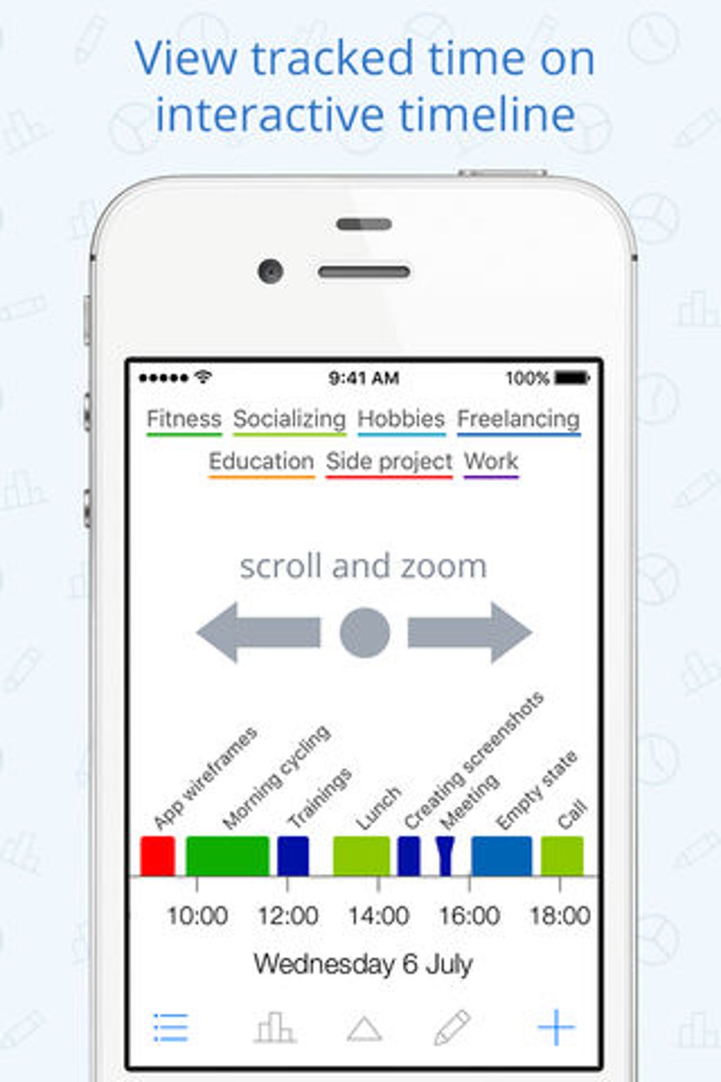 Timelines Time Tracking para iPhone - Descargar