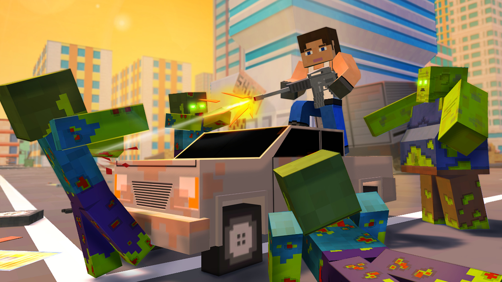 Pixel City Wars: 3D FPS Strike for iPhone - Download