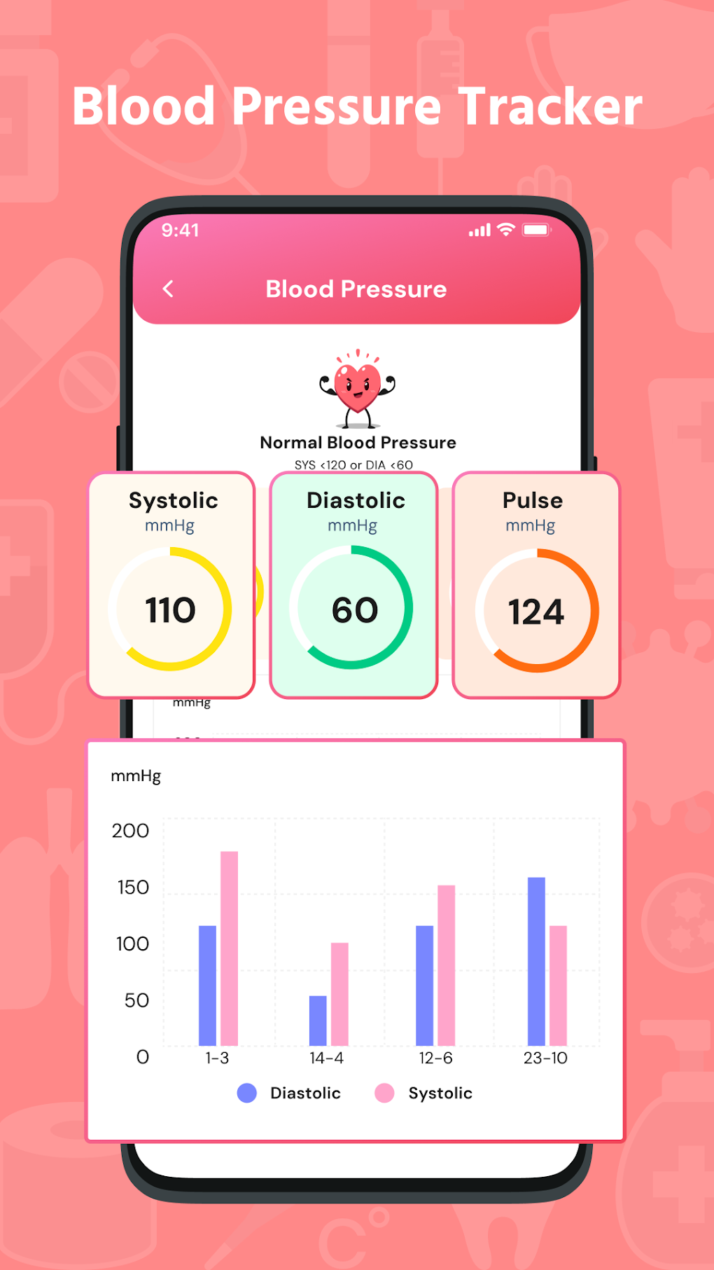 Blood Pressure Diary - BP Log para Android - Descargar