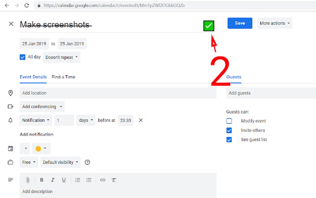 Google Calendar Event Checker for Google Chrome - Extension Download