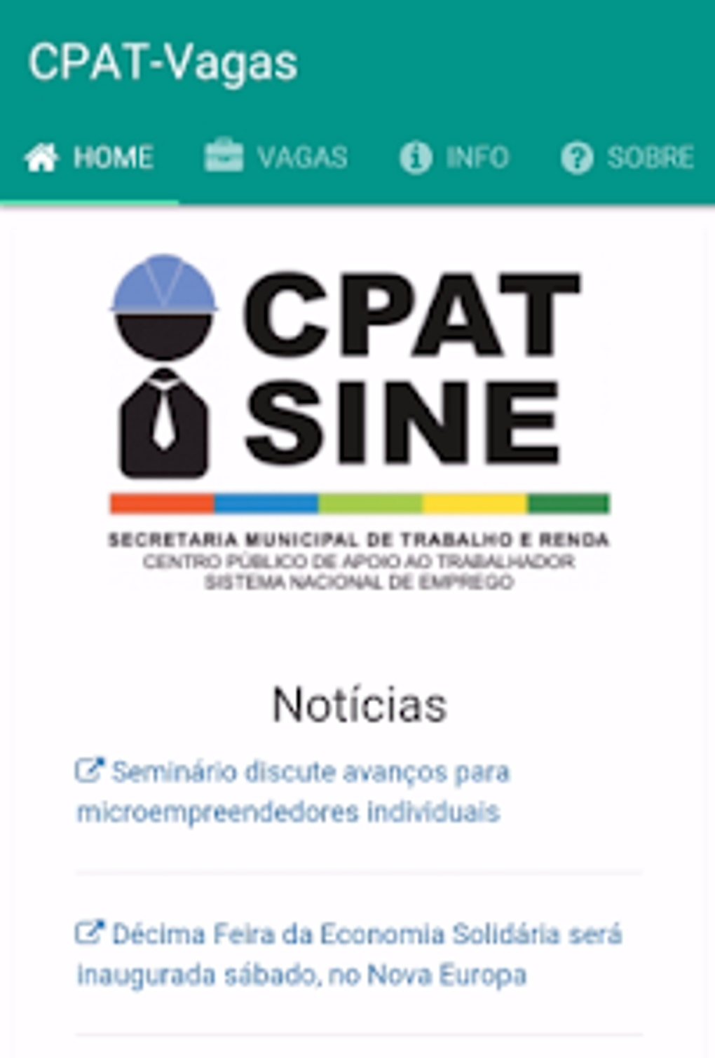 CPAT-Vagas for Android - Download
