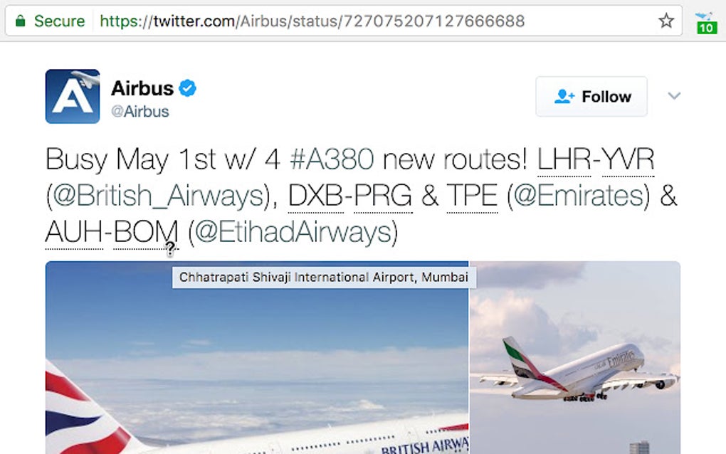 Airport Code Explainer for Google Chrome - Extension Download