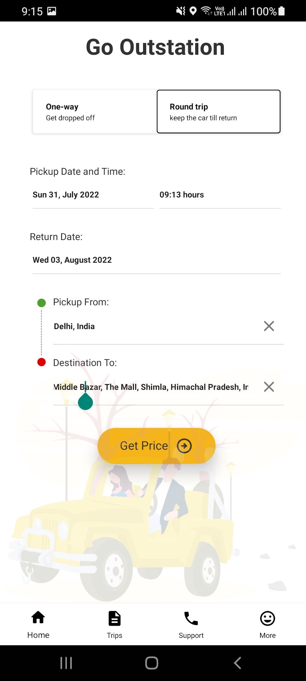 Go Outstation - Taxi Service for Android - Download