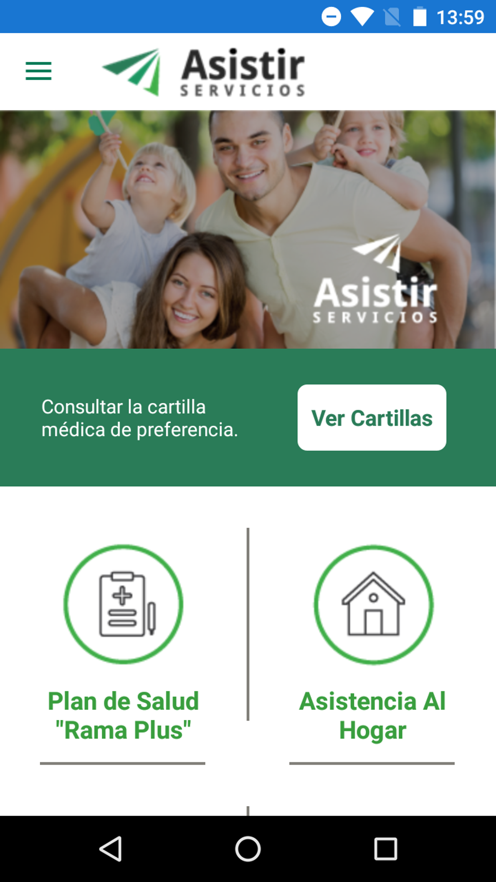 Asistir Servicios para Android - Descargar
