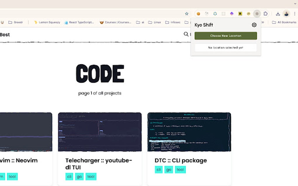 Kyo Shift for Google Chrome - Extension Download