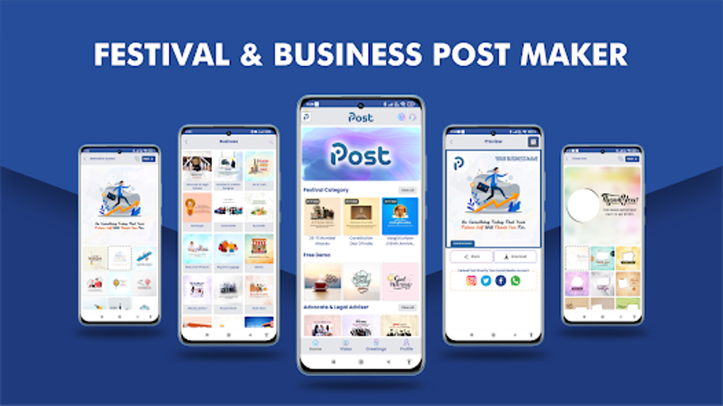 Festival Business Poster Maker for Android - Download