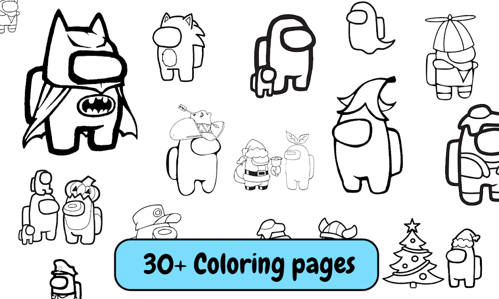 Among Us Coloring Book: 2d3d for Android - Download