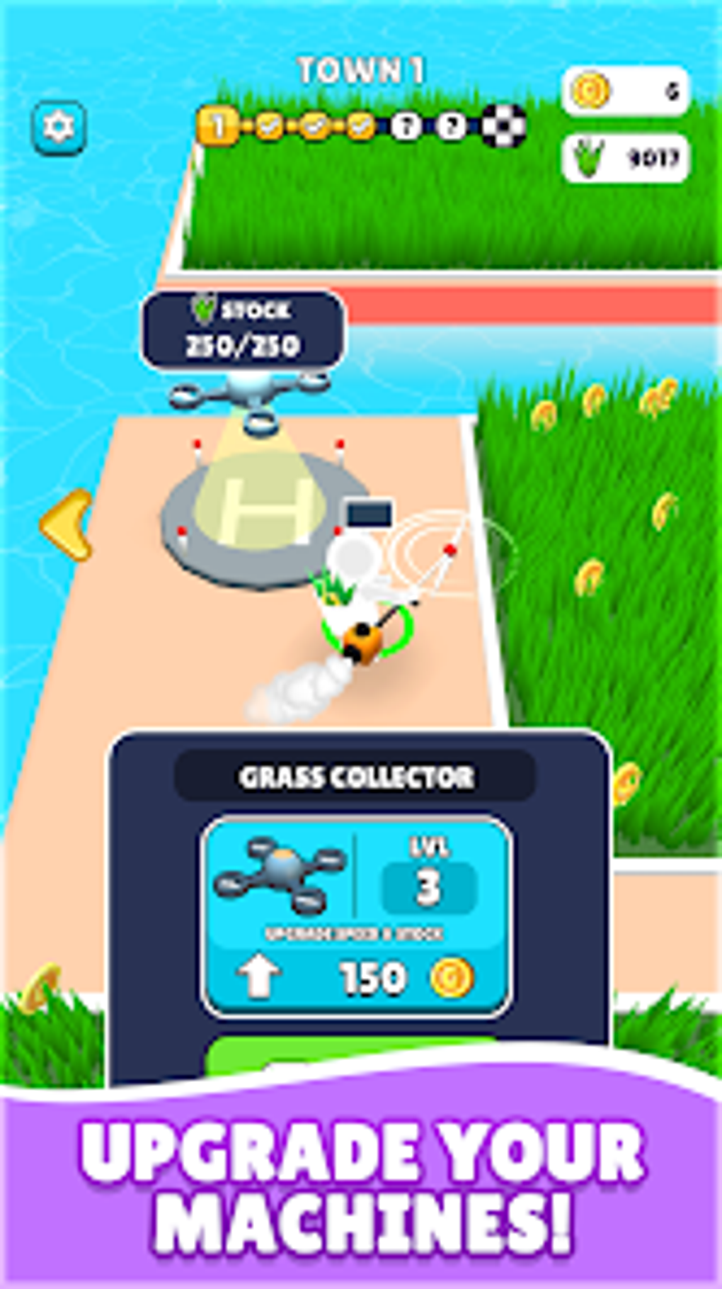 Grass Cut Craft 3D for Android - Download