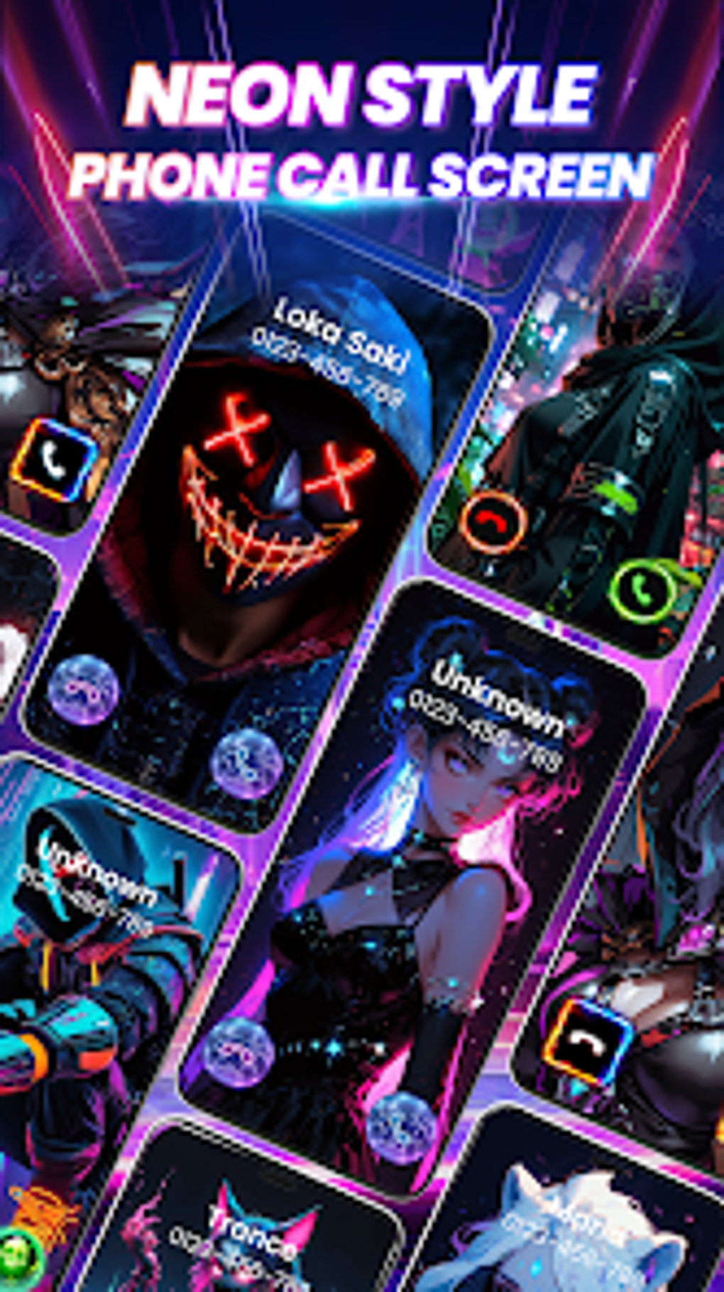 Colorful Call Screen Themes per Android - Download