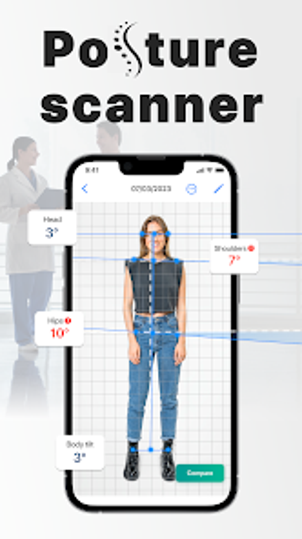Android 용 Posture Screen Spine Analysis 다운로드