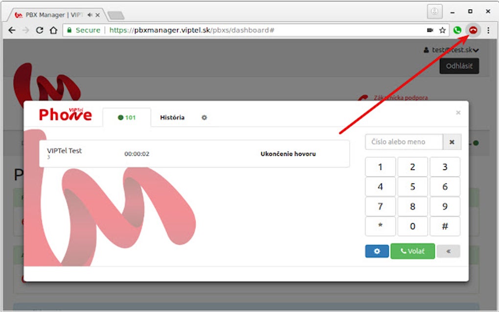 VIPTel Phone: End Call para Google Chrome - Extensión Descargar