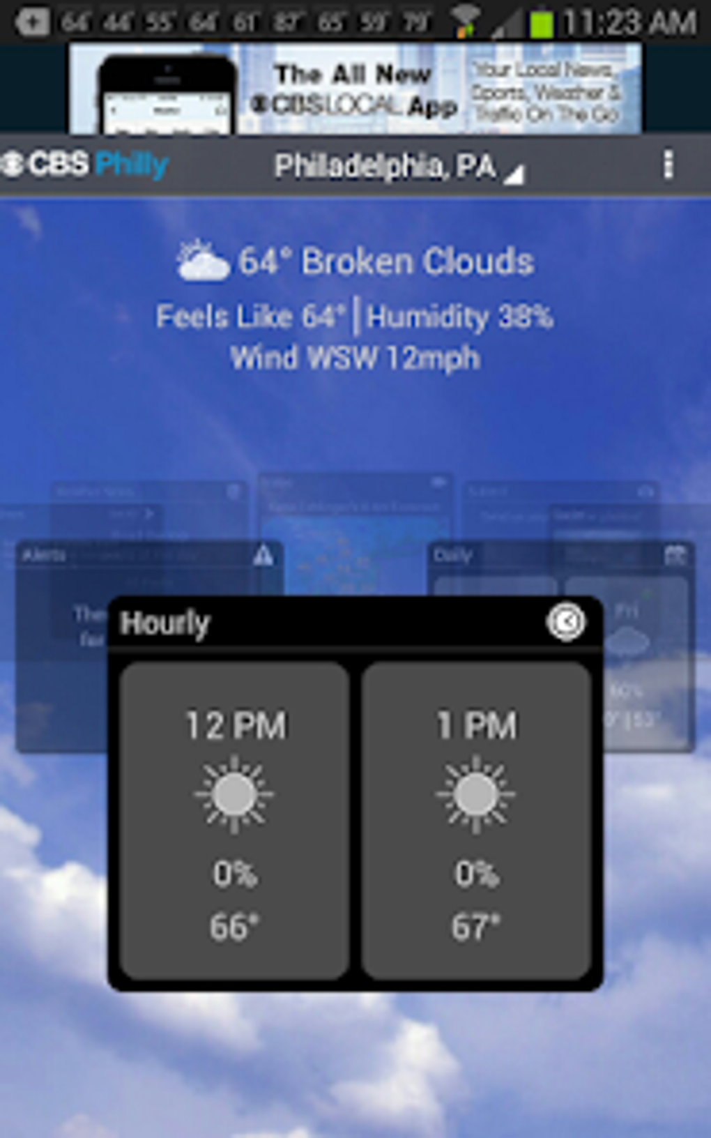 CBS Philly Weather For Android Download CBS Philly Weather For Android Download