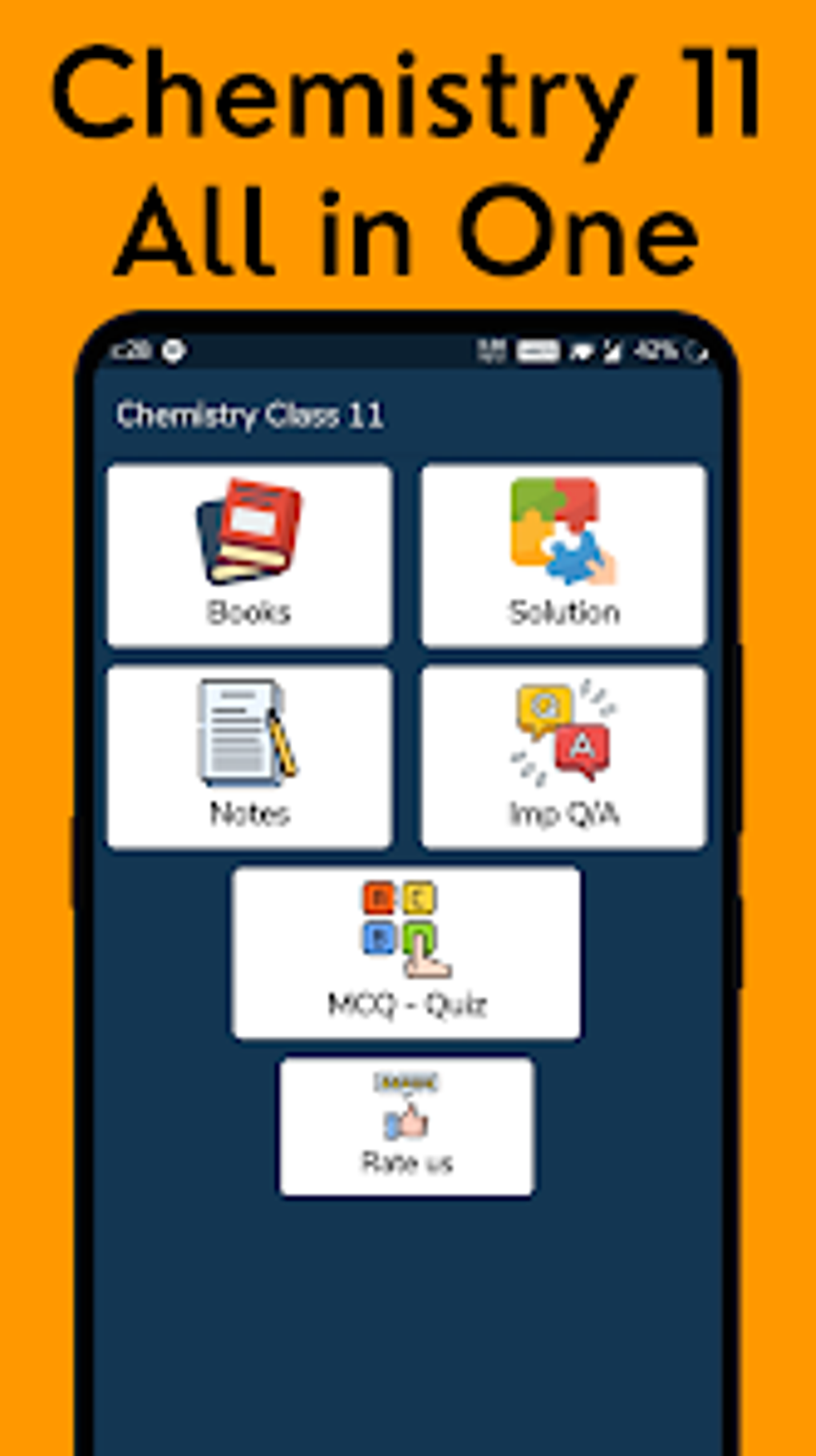 Class 11 Chemistry Solutions for Android - Download